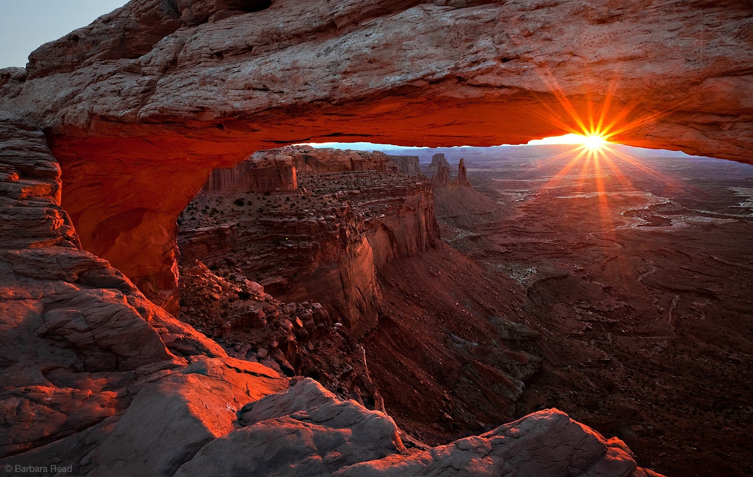 Mesa Arch Sunrise by Barbara Read
