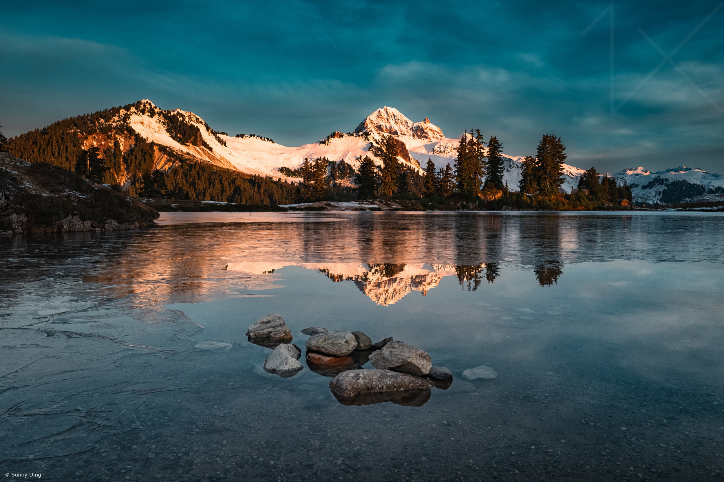 Frozen Elfin Lake by Sunny Ding