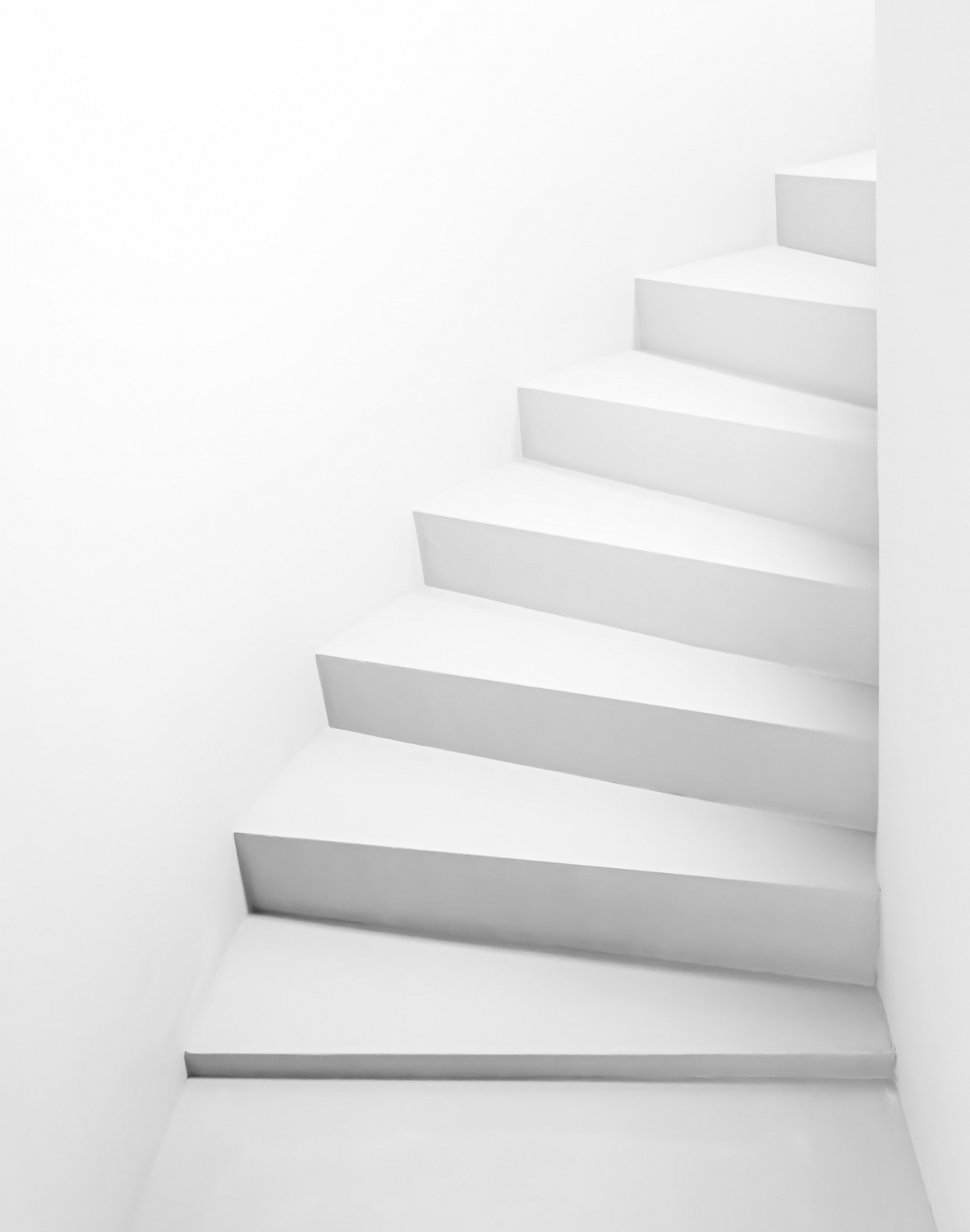 white staircase by Markus Auerbach