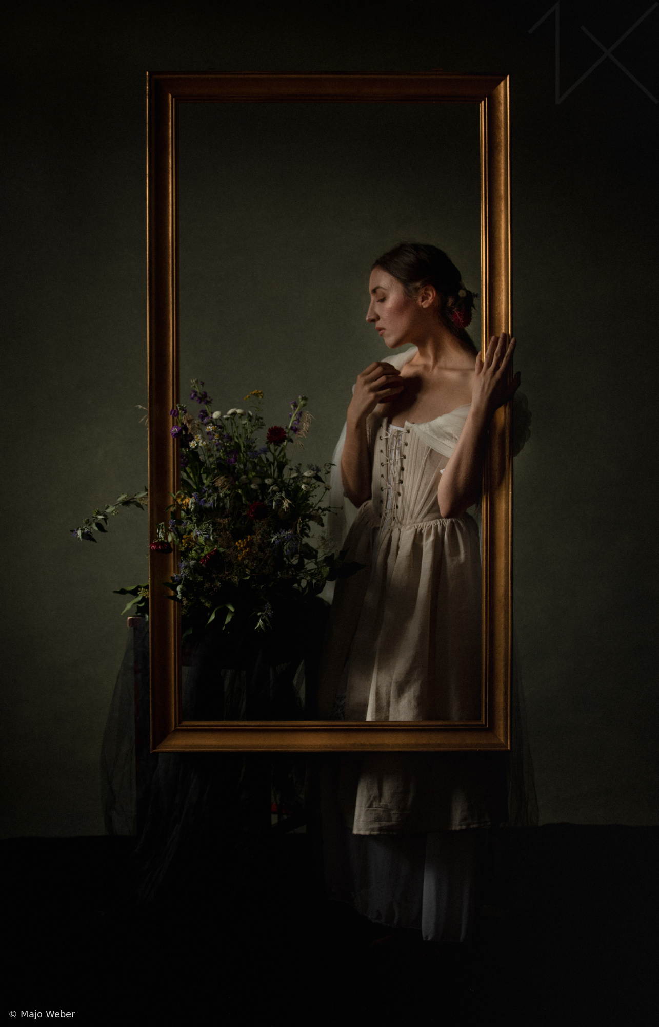 Caravaggio met Renoir by Majo Weber