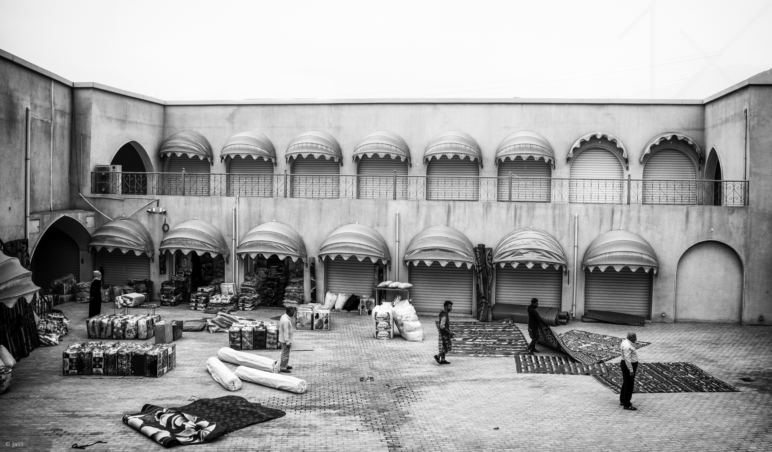 One of the traditional markets in Mosul by Jalili